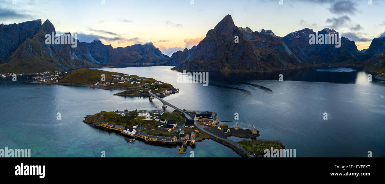 Lofoten sea panorama hi-res stock photography and images - Alamy
