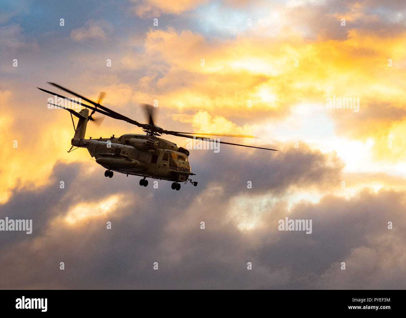 181026-N-OA516-0511 NORWEGIAN SEA (Oct. 26, 2018) A CH-53E Sea Stallion ...