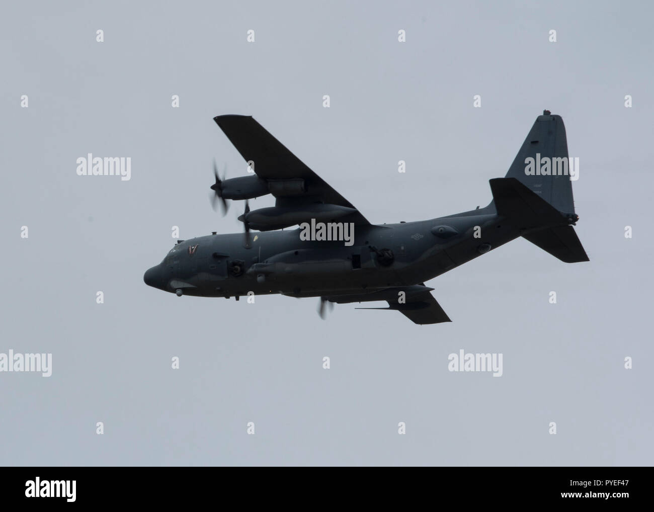 An AC-130J Ghostrider, assigned to the 73rd Special Operations Squadron ...