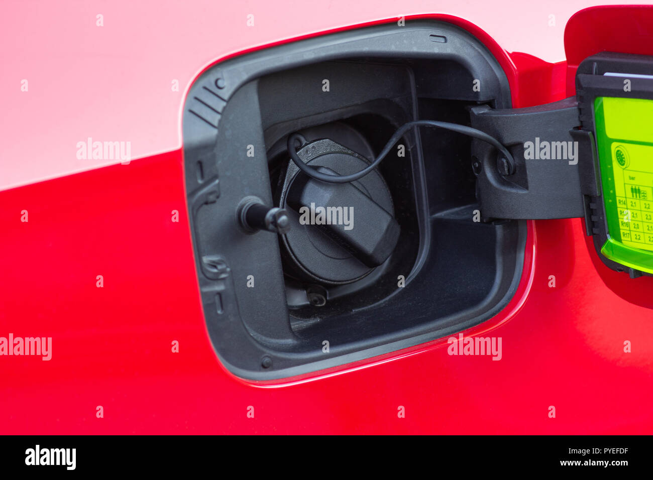 Close-up. Car Gas Tank - Fueling Theme. Transportation Photo Collection ...
