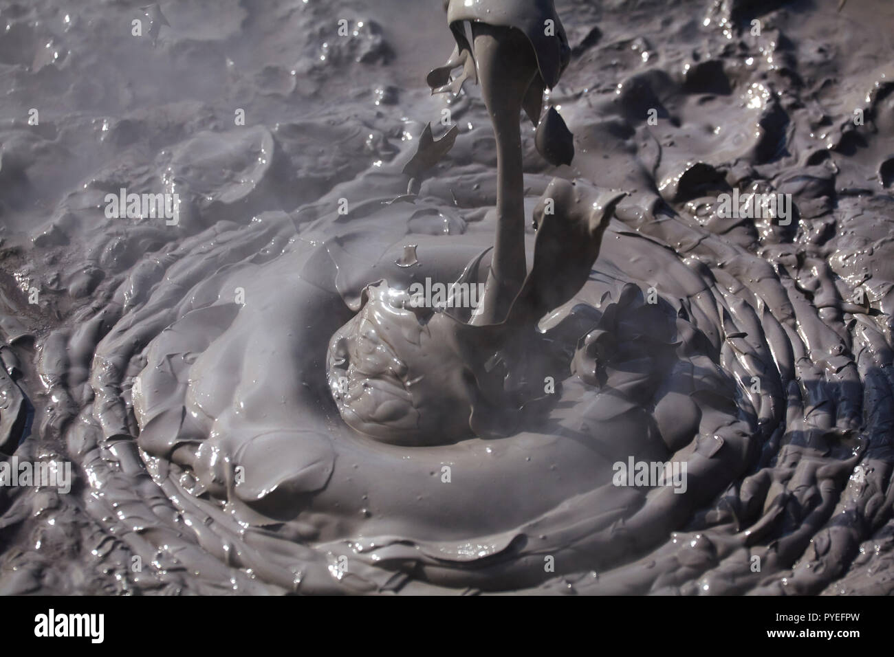 Geothermal boiling mud hi-res stock photography and images - Alamy