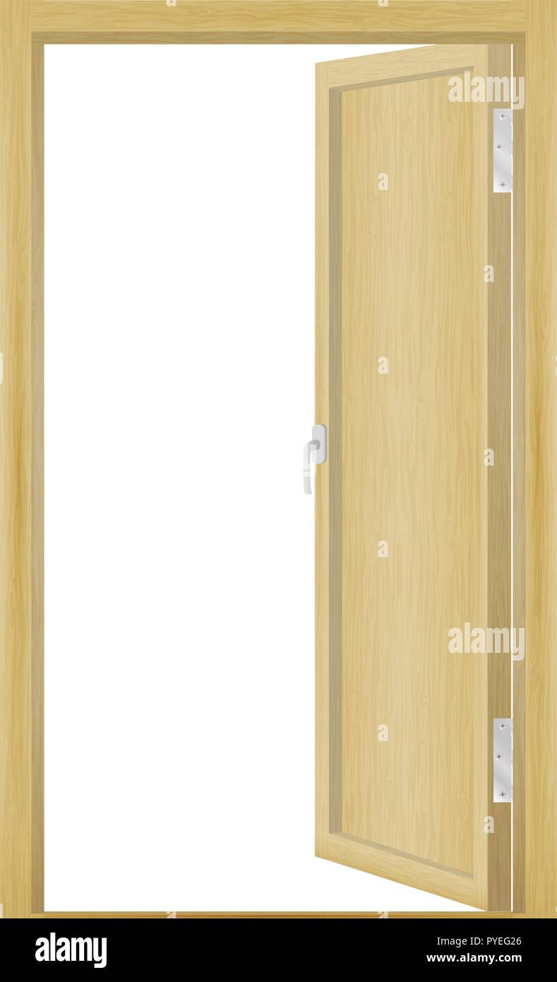 Open business opened door Stock Vector Images - Alamy