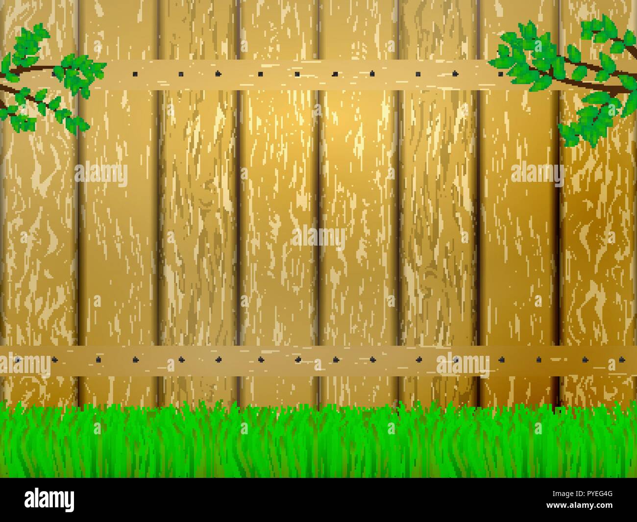 Backyard spring background Stock Vector Images - Alamy