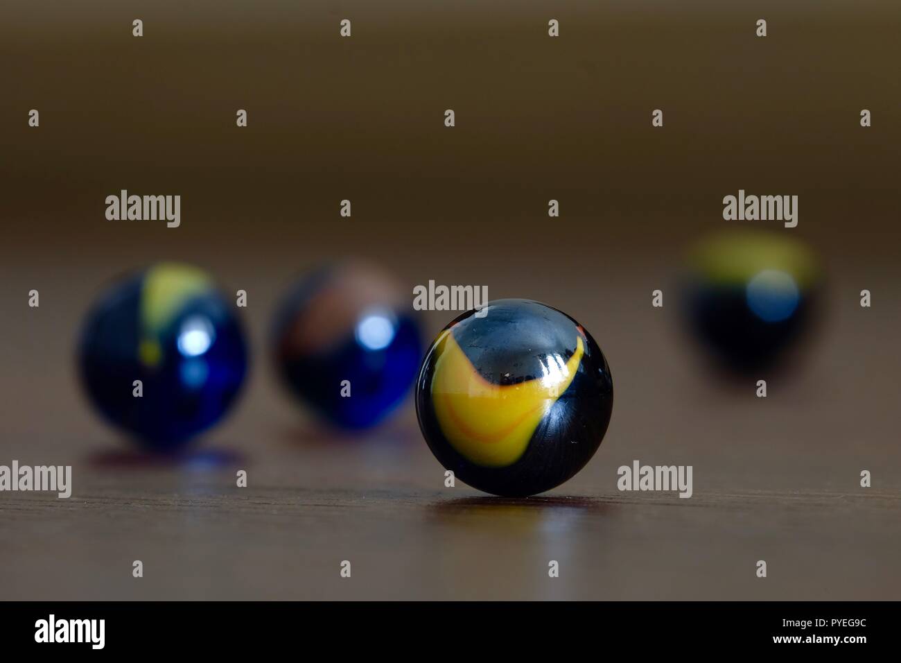 Glass colourful Marbles game Stock Photo - Alamy