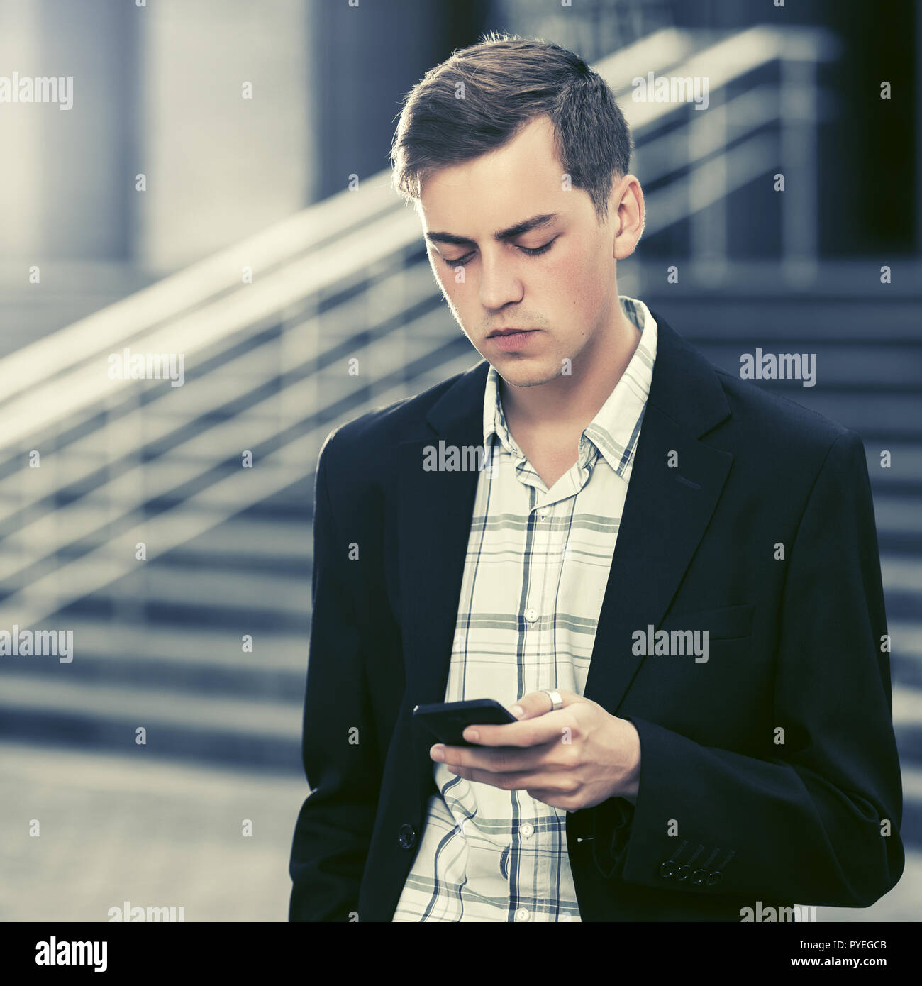 Smart man walking hi-res stock photography and images - Alamy