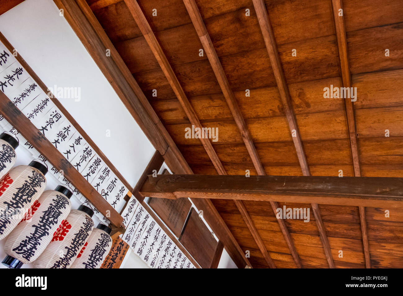 Famous Genko-an Temple with window of enlightenment and window of ...