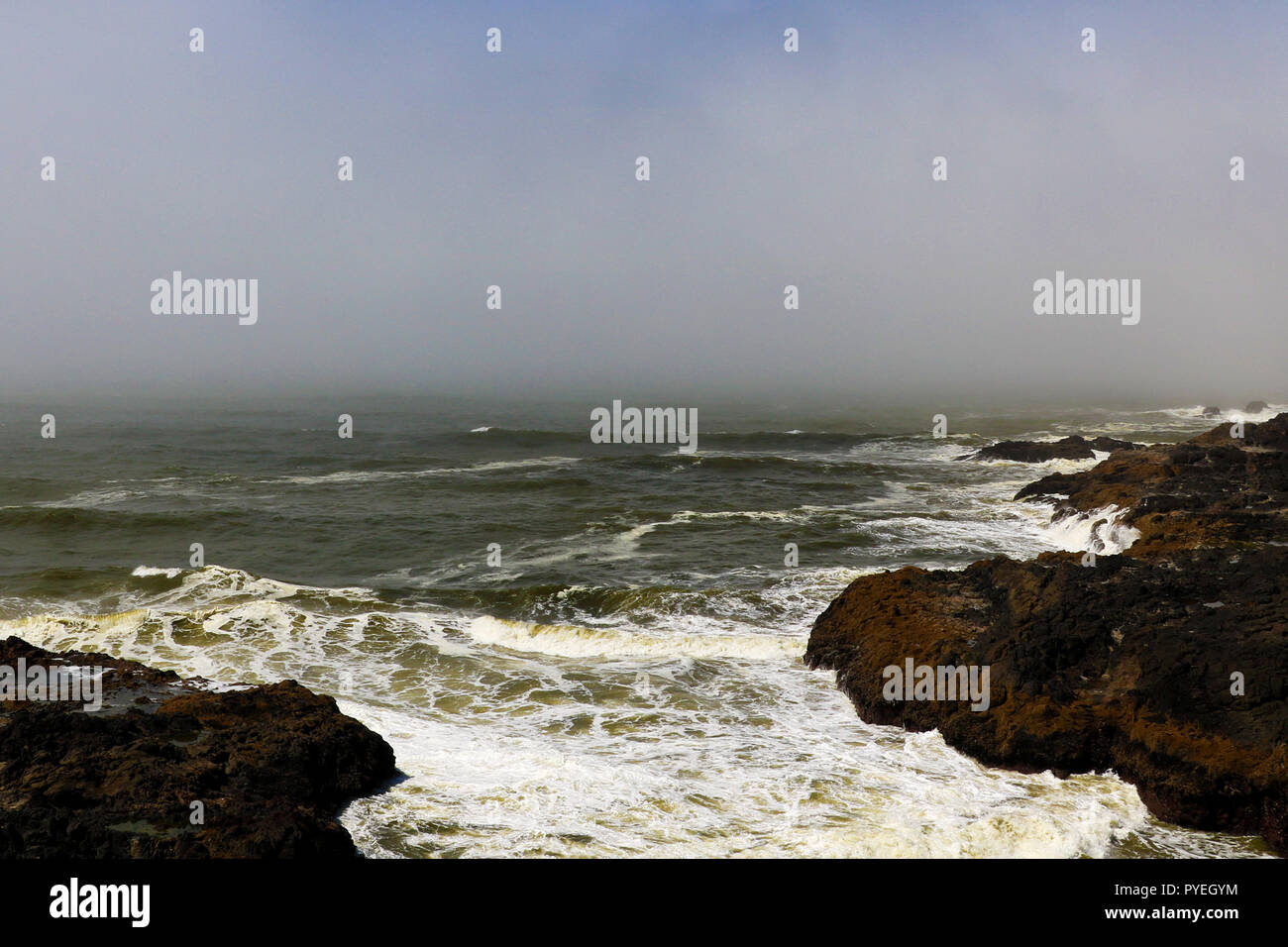 Foggy ocean scene hi-res stock photography and images - Alamy
