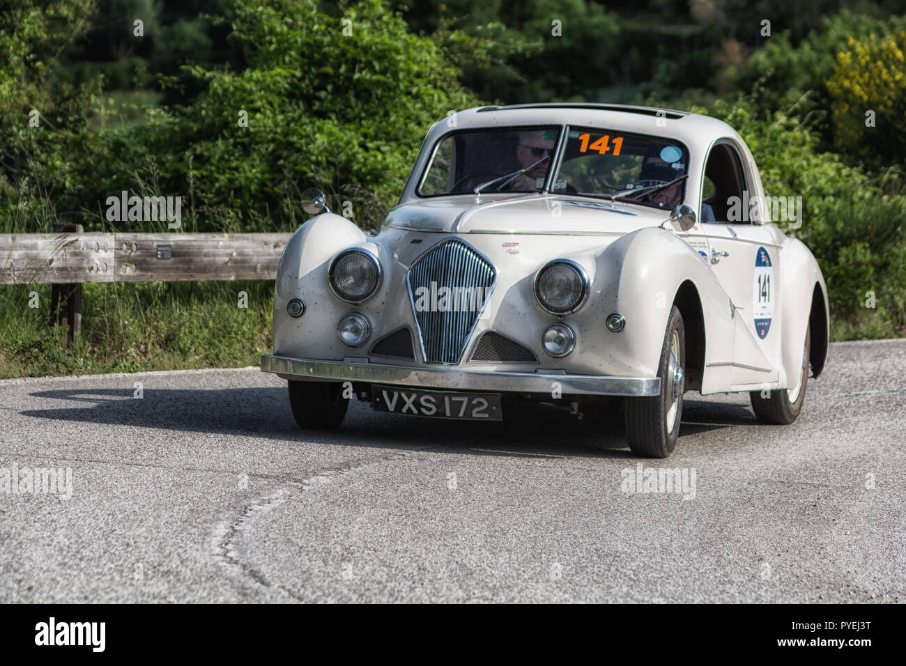 PESARO COLLE SAN BARTOLO , ITALY - MAY 17 - 2018 : HEALEY 2400 ELLIOTT ...