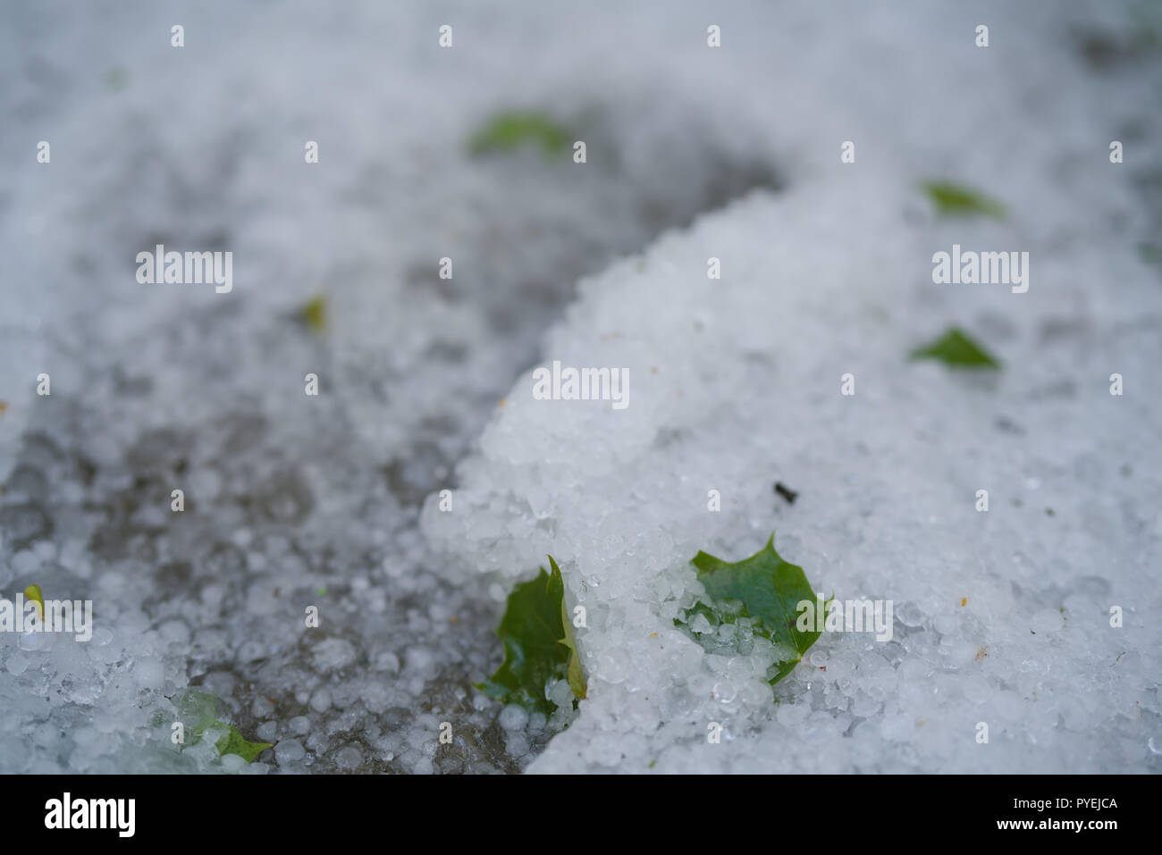 Large hailstones road hi-res stock photography and images - Alamy