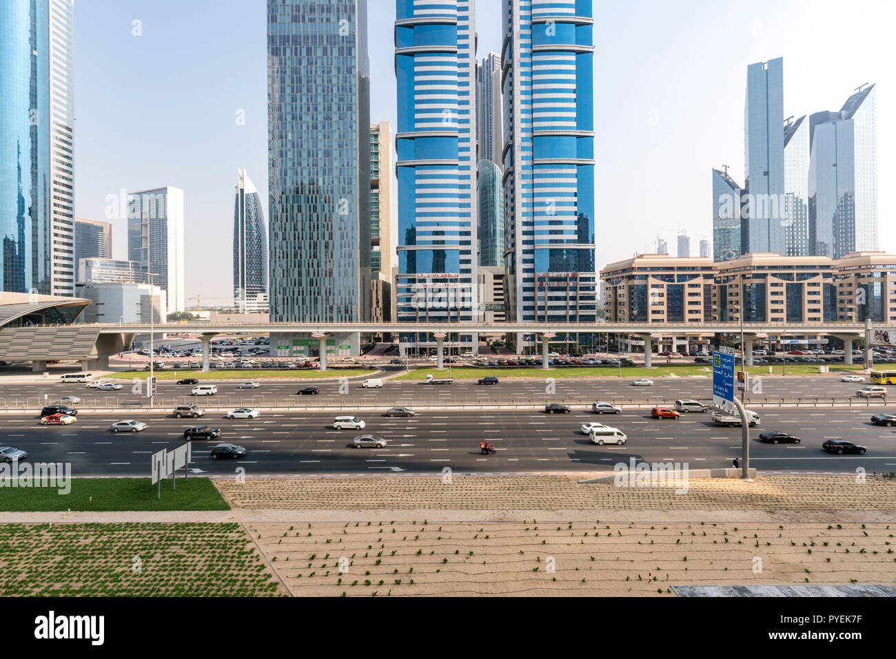 E11 sheikh zayed road hi-res stock photography and images - Alamy