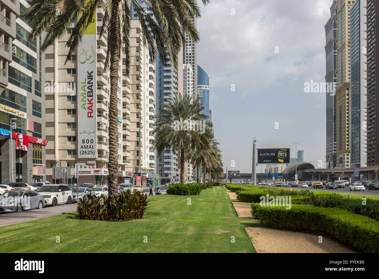 Sheikh Zayed Road, Dubai, UAE Stock Photo - Alamy