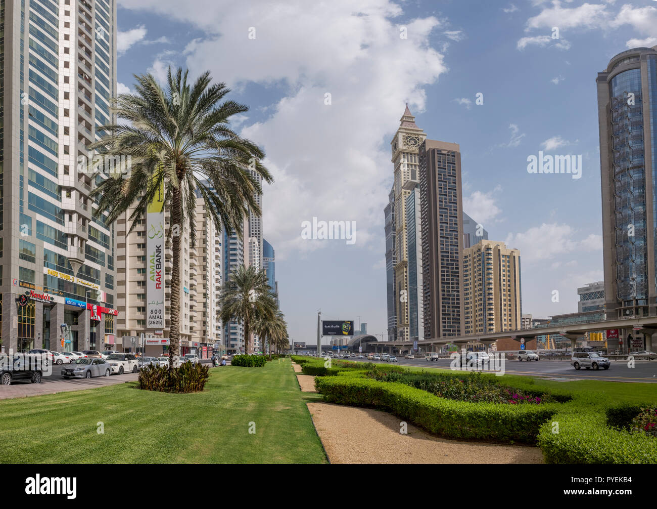Sheikh Zayed Road, Dubai, UAE Stock Photo - Alamy