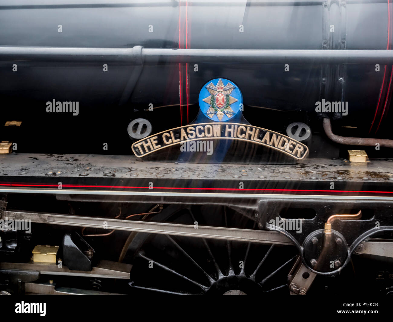 The Jacobite Fort William to Mallaig scenic railway at Fort William ...