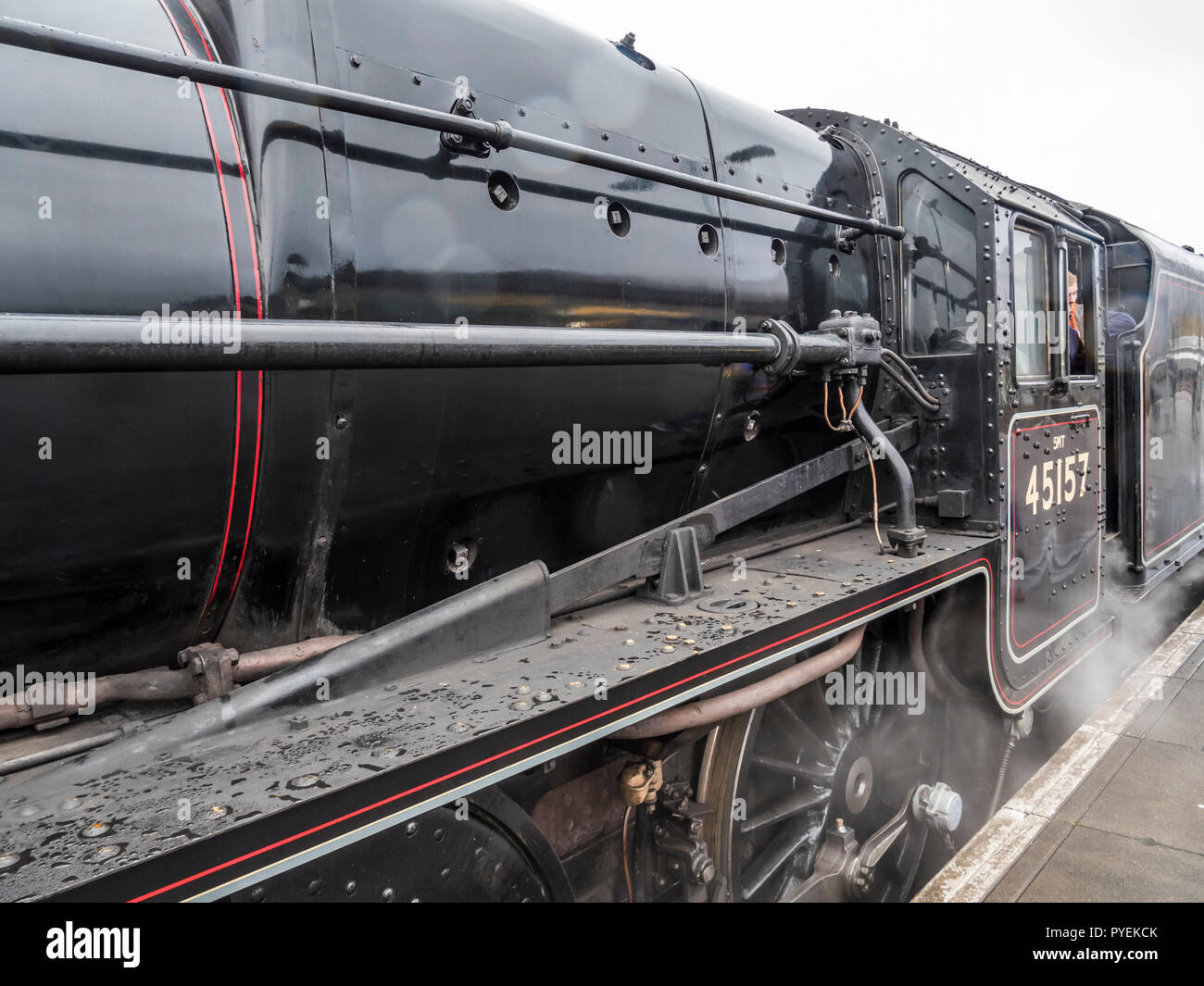 The Jacobite Fort William to Mallaig scenic railway at Fort William ...