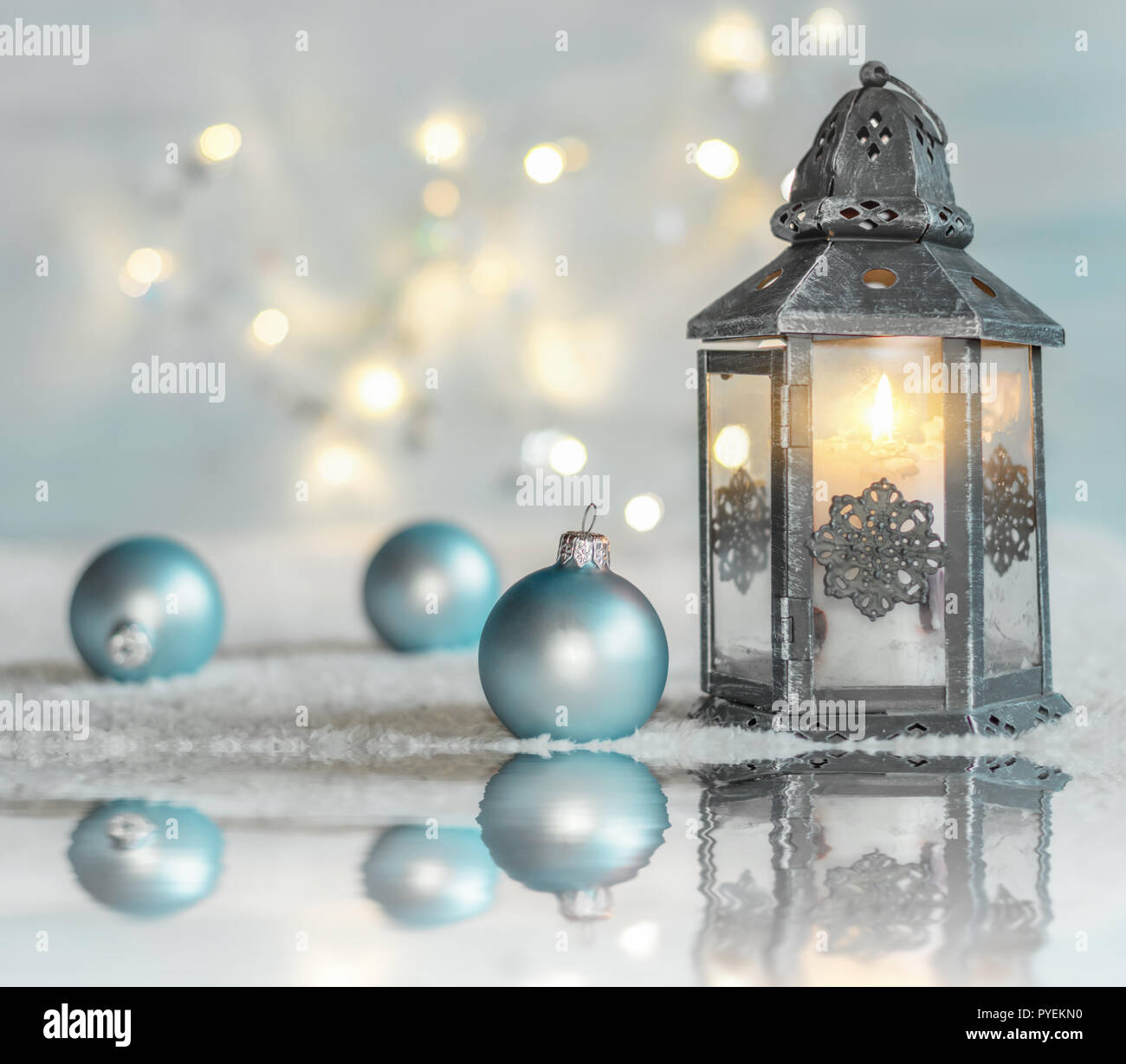 Christmas ornament ball reflection hi-res stock photography and images ...