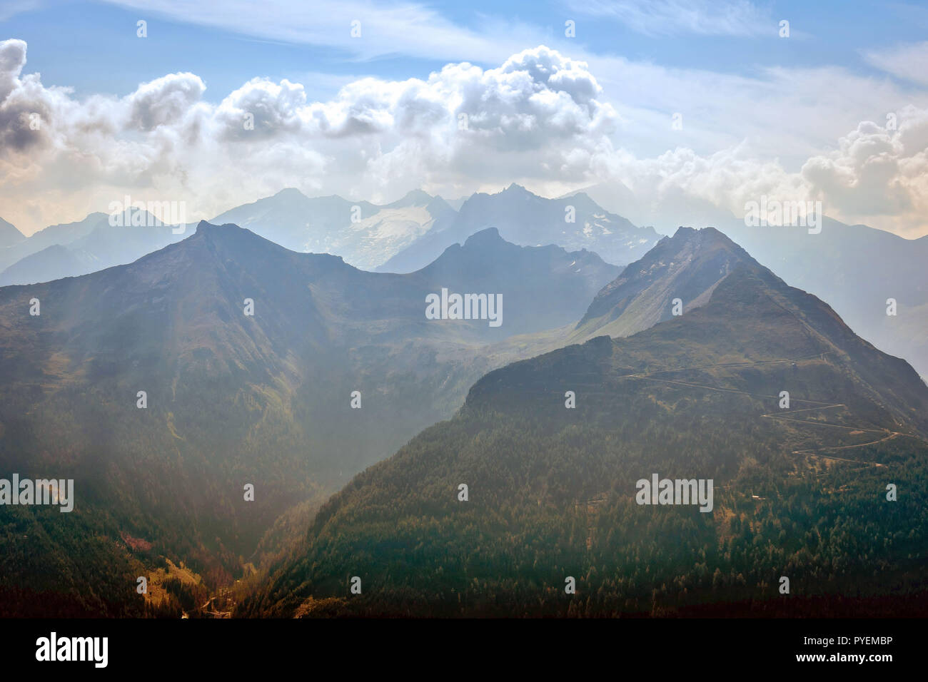Beautiful landscape of the Austrian Alps, Europe Stock Photo - Alamy