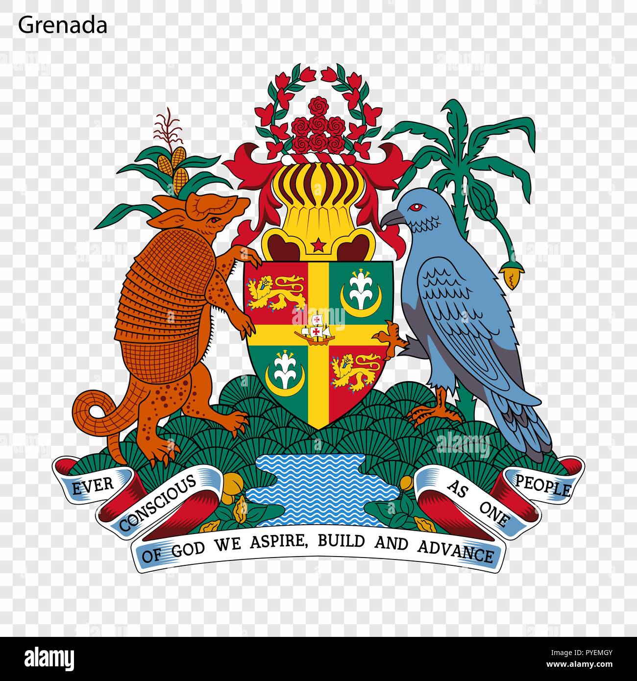 Symbol of Grenada. National emblem Stock Vector Image & Art - Alamy