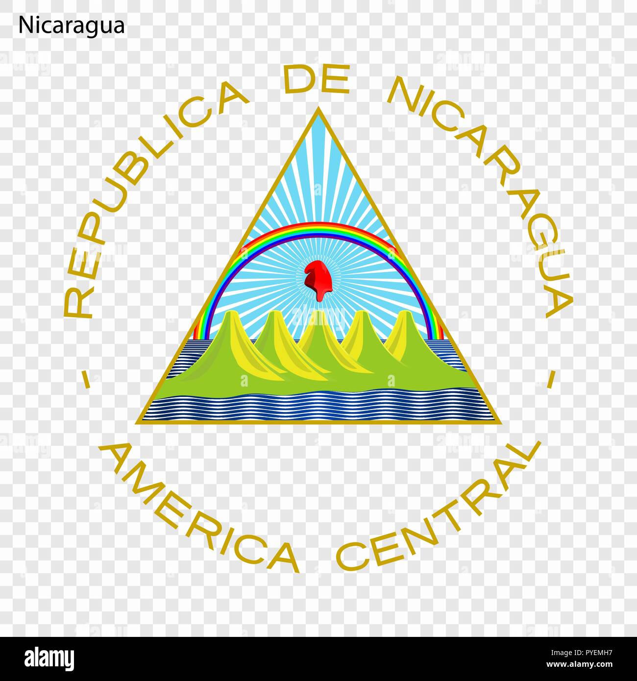 Symbol of Nicaragua. National emblem Stock Vector Image & Art - Alamy Symbol of Nicaragua. National emblem Stock Vector Image & Art - Alamy
