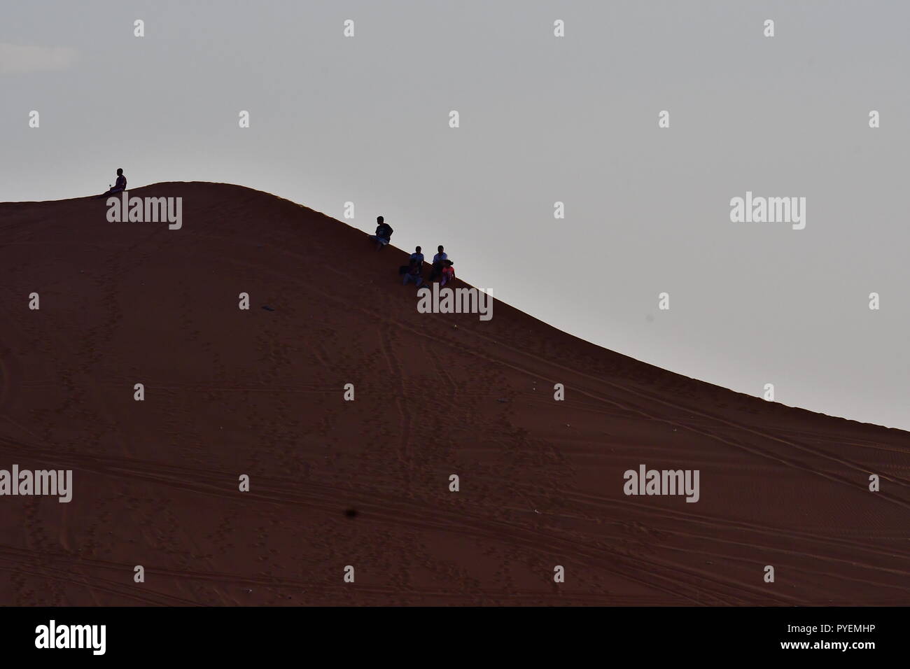 desert fun with QUAD BIKES AND HORSES Stock Photo - Alamy