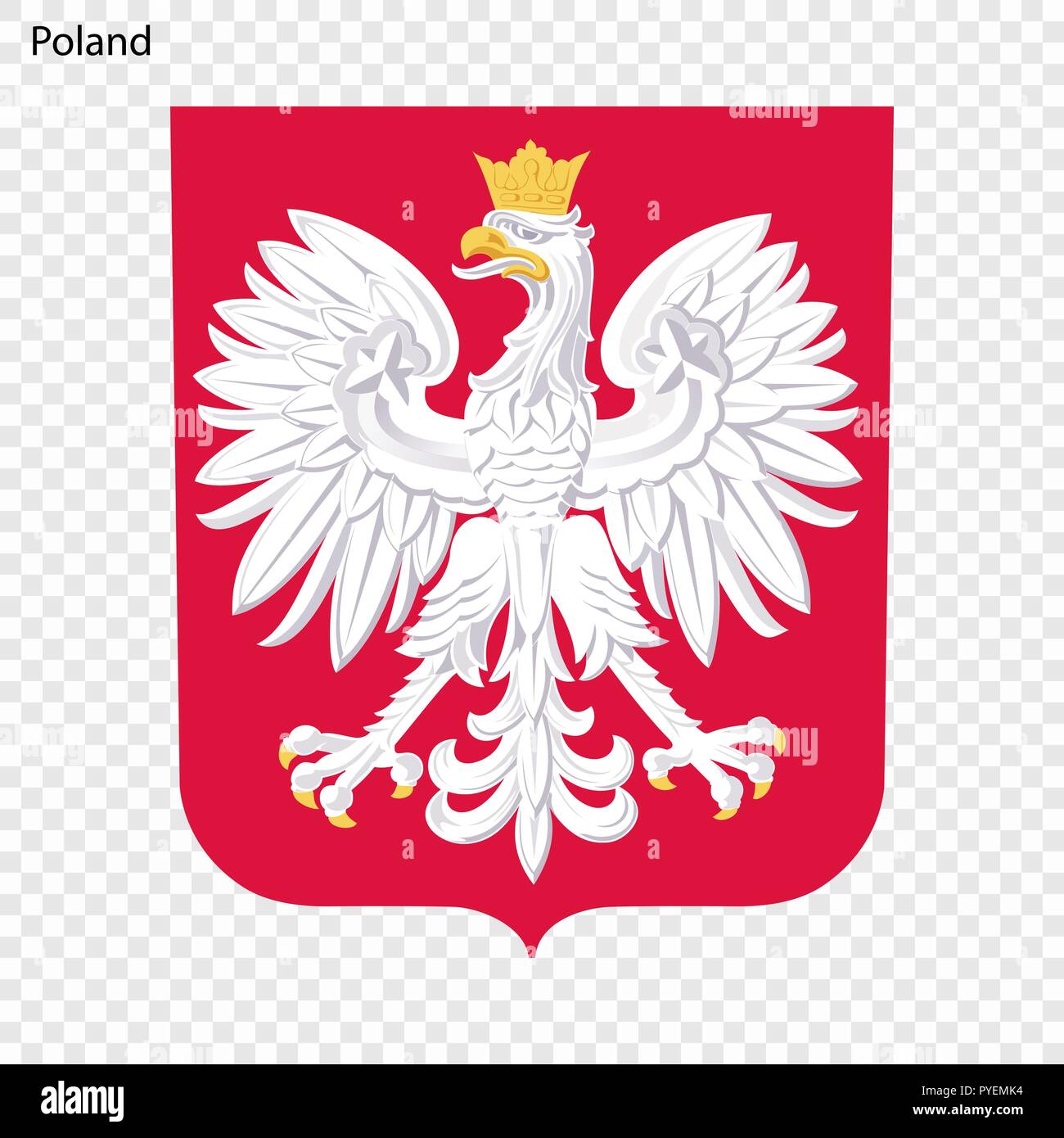 Symbol of Poland. National emblem Stock Vector Image & Art - Alamy