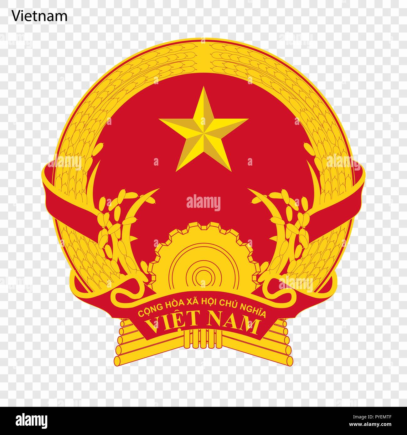 Symbol of Vietnam. National emblem Stock Vector Image & Art - Alamy