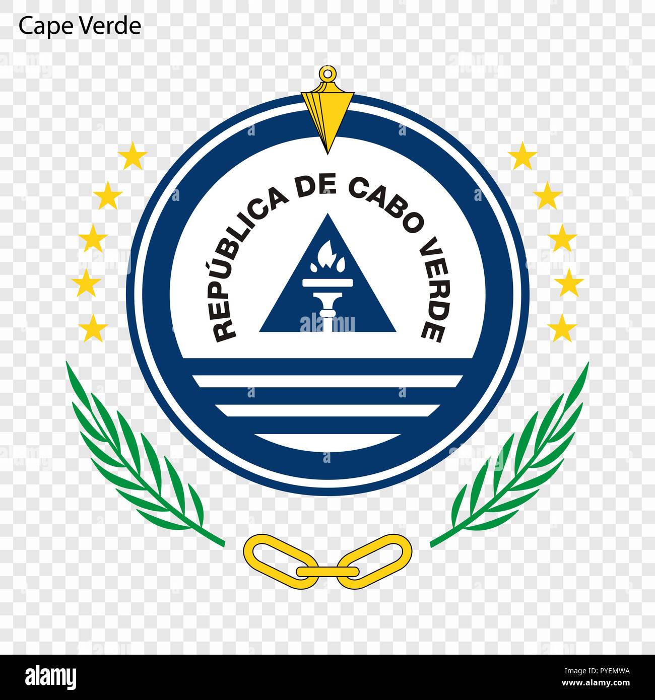Symbol of Cape Verde. National emblem Stock Vector Image & Art - Alamy