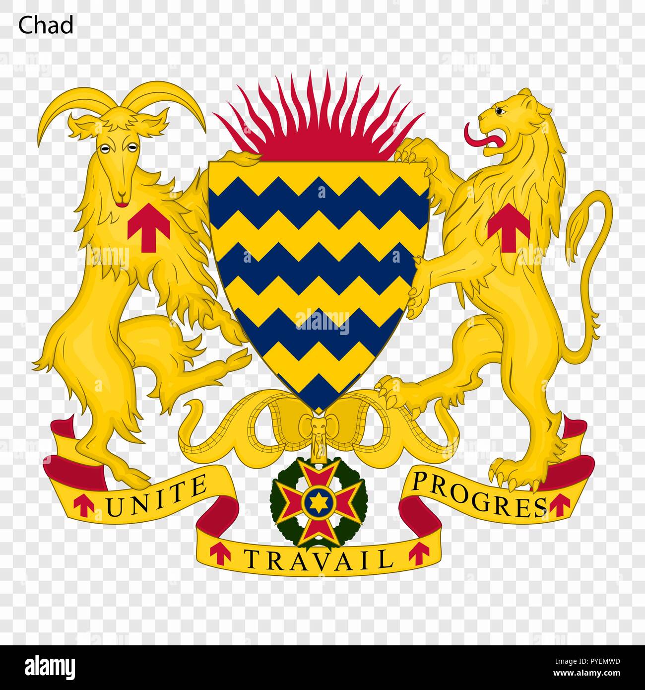 Symbol of Chad. National emblem Stock Vector Image & Art - Alamy