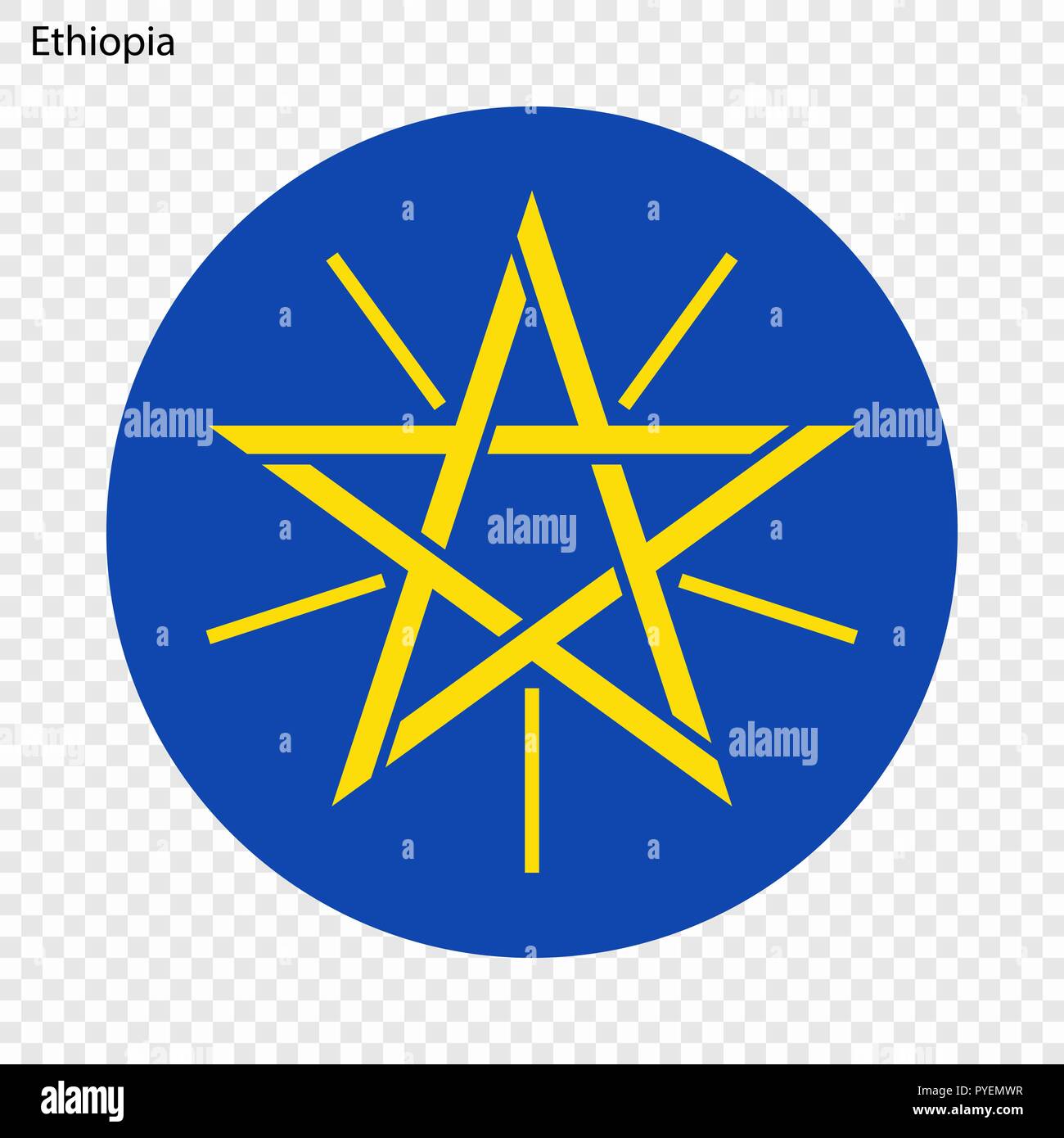 Symbol of Ethiopia. National emblem Stock Vector Image & Art - Alamy
