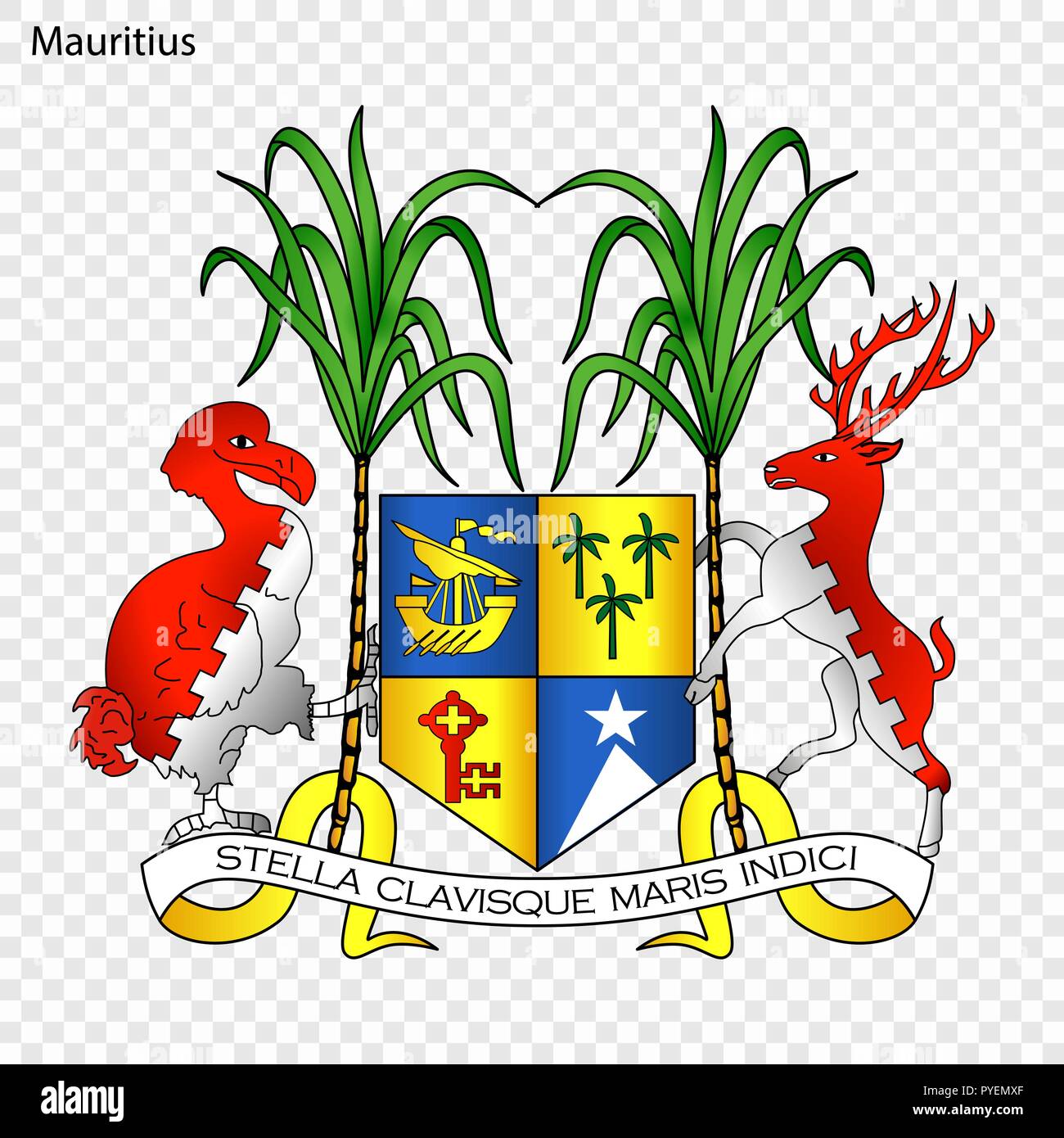 Symbol of Mauritius. National emblem Stock Vector Image & Art - Alamy