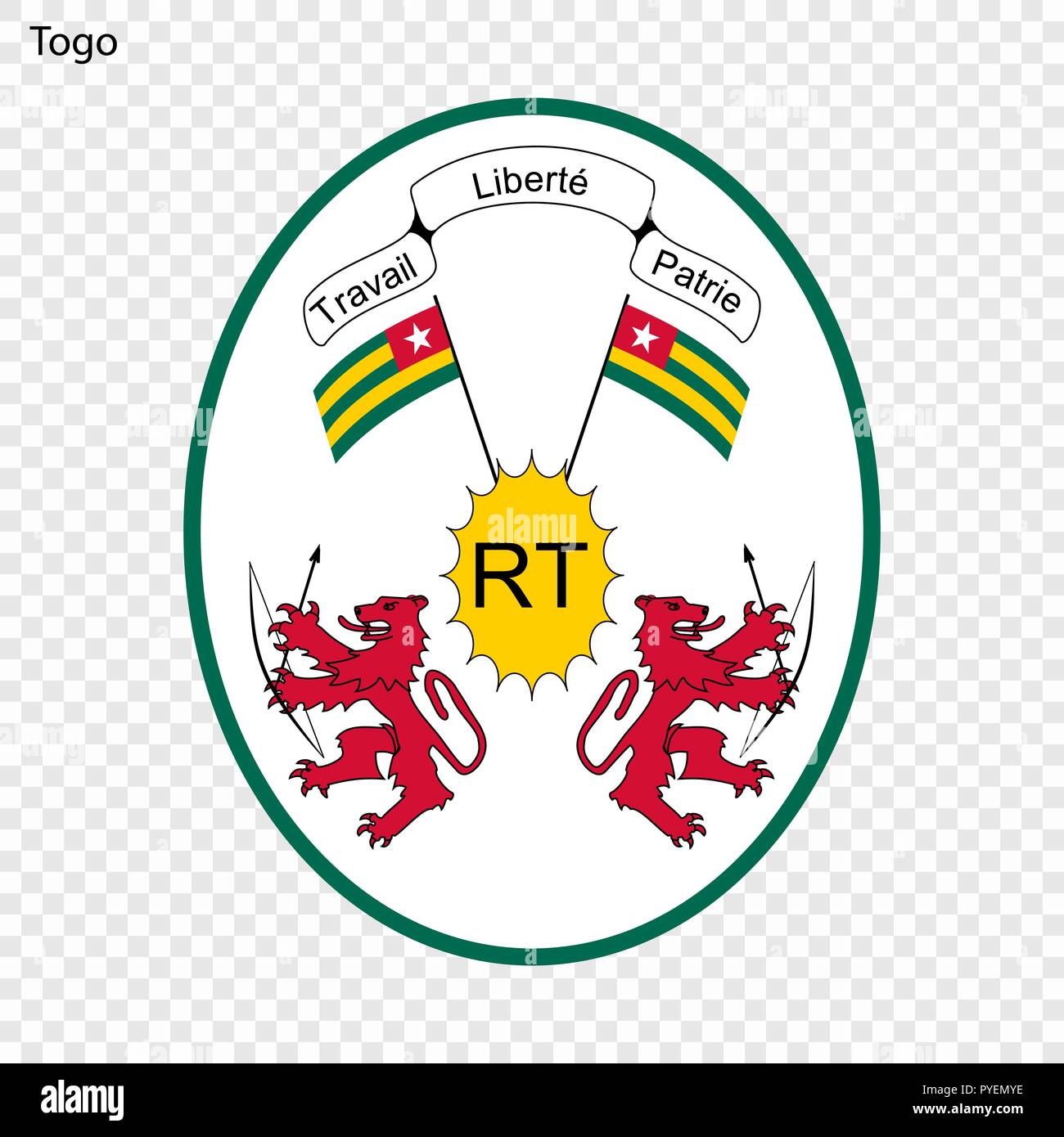 Symbol of Togo. National emblem Stock Vector Image & Art - Alamy