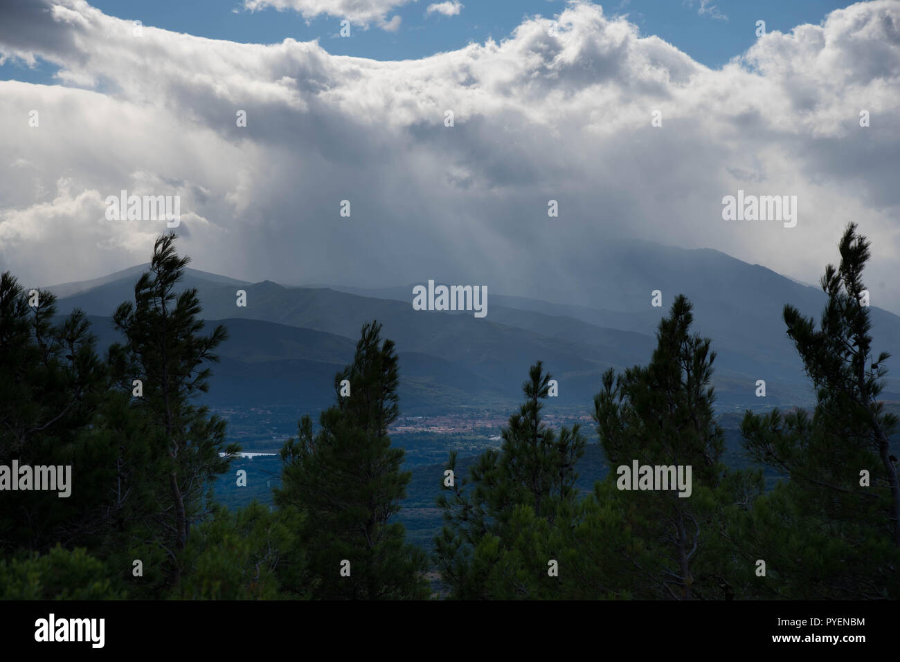 landscape in the pyrenees mountains in France in autumn Stock Photo - Alamy