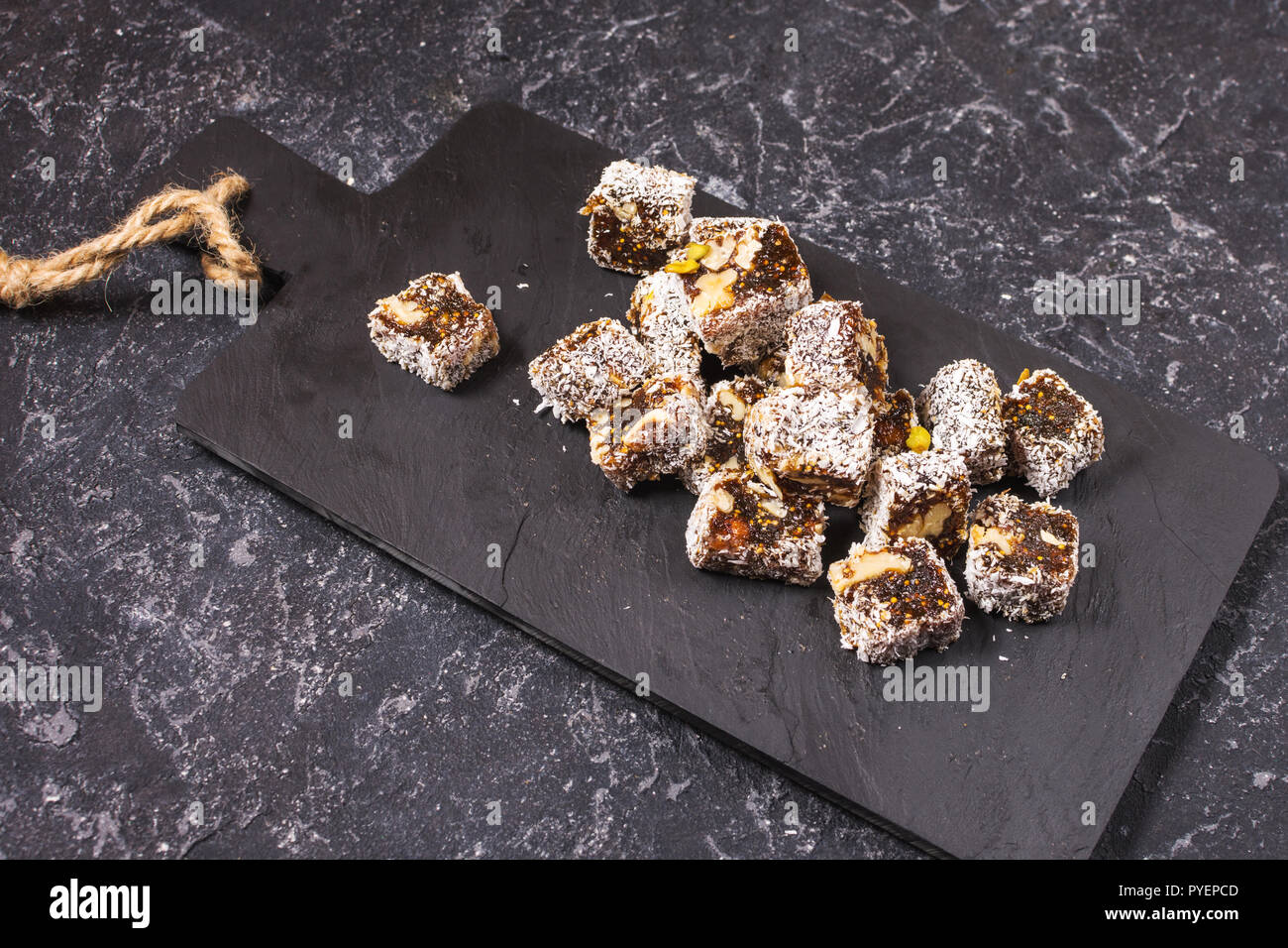 Turkish delight stacked on hi-res stock photography and images - Alamy