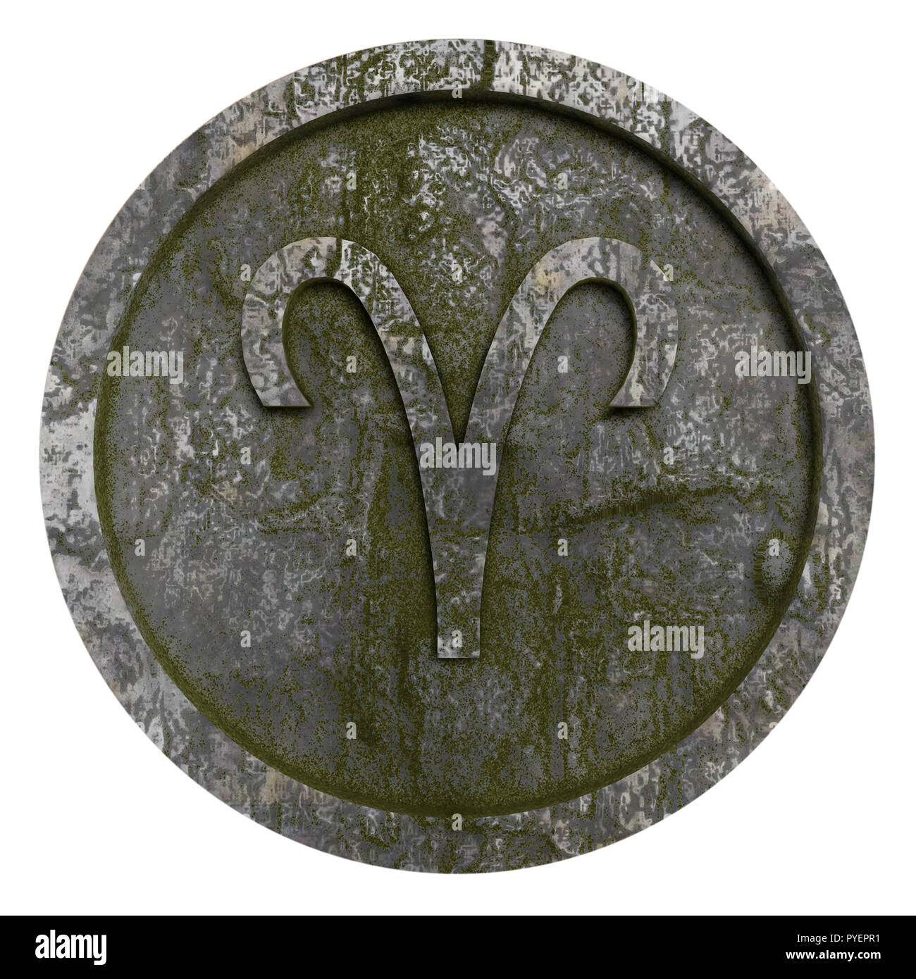 Zodiac sign aries 3d illustration hi-res stock photography and images ...