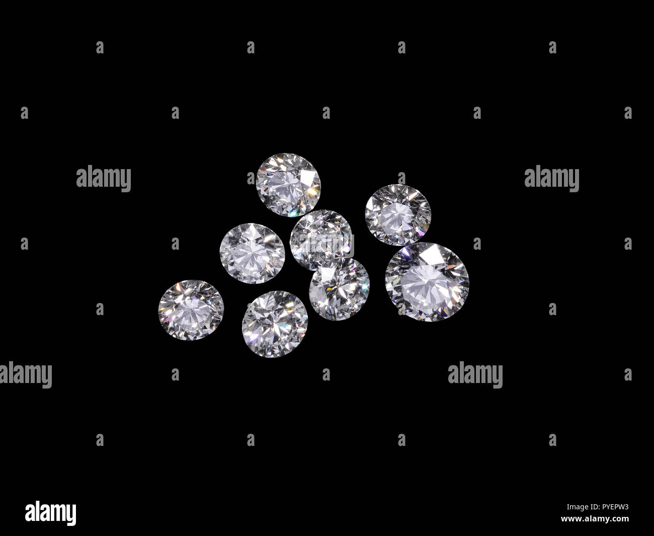 STILL LIFE OF DIAMONDS Stock Photo - Alamy