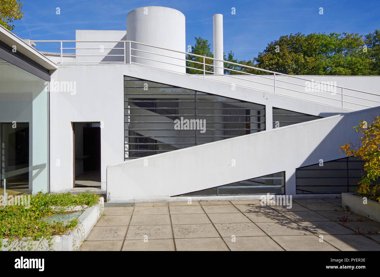 Ramps in le corbusiers iconic villa savoye hi-res stock photography and ...