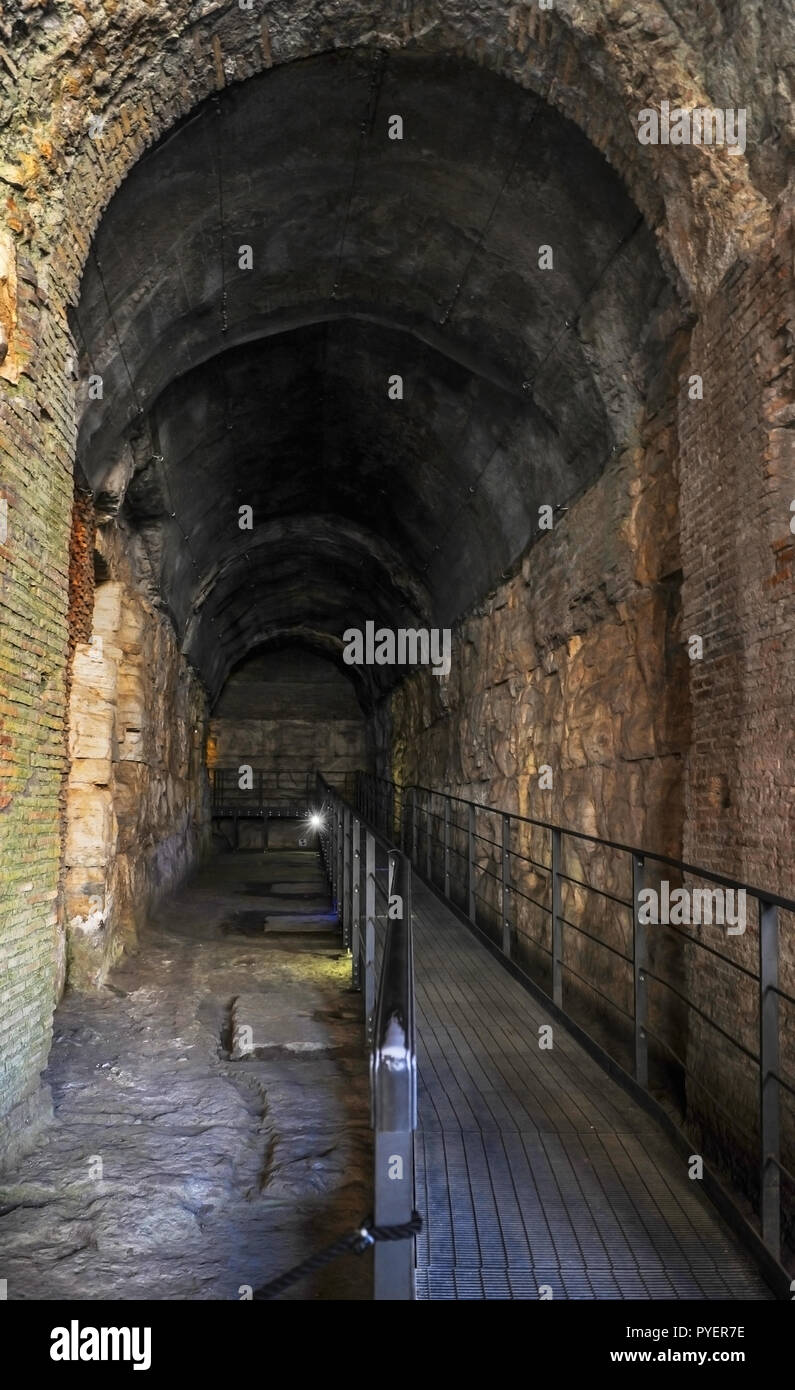 Visiting Coliseum - Flavian amphitheater. Rome, Italy Stock Photo - Alamy