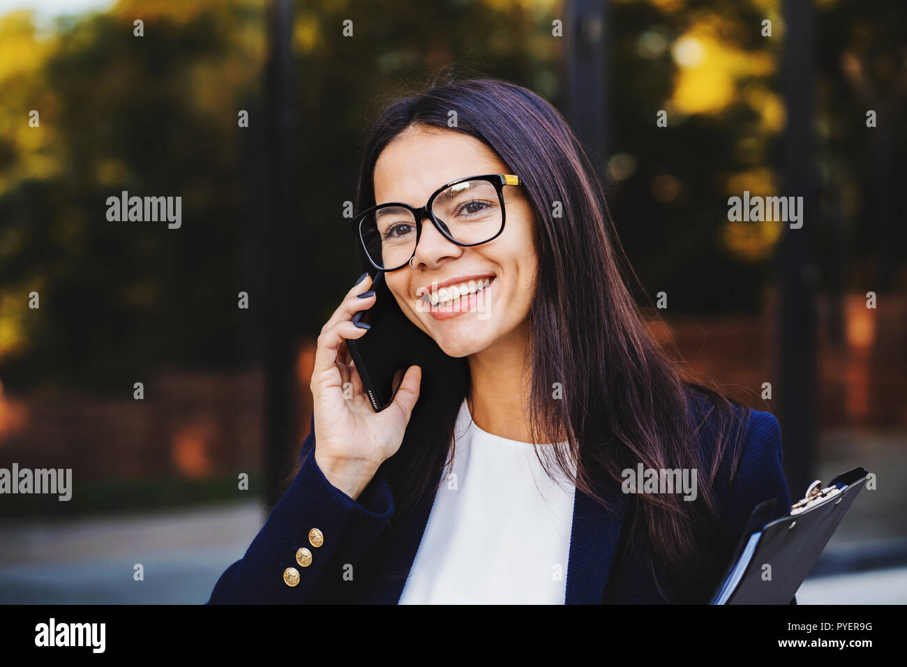 Beautiful office girl in formal hi-res stock photography and images - Alamy