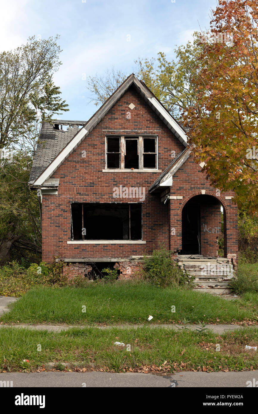 Inner city Detroit, Michigan USA, by James D Coppinger/Dembinsky Photo ...