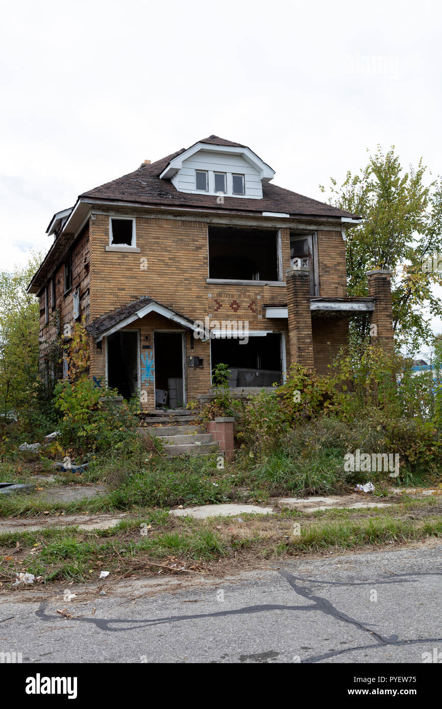 Inner city Detroit, Michigan USA, by James D Coppinger/Dembinsky Photo ...