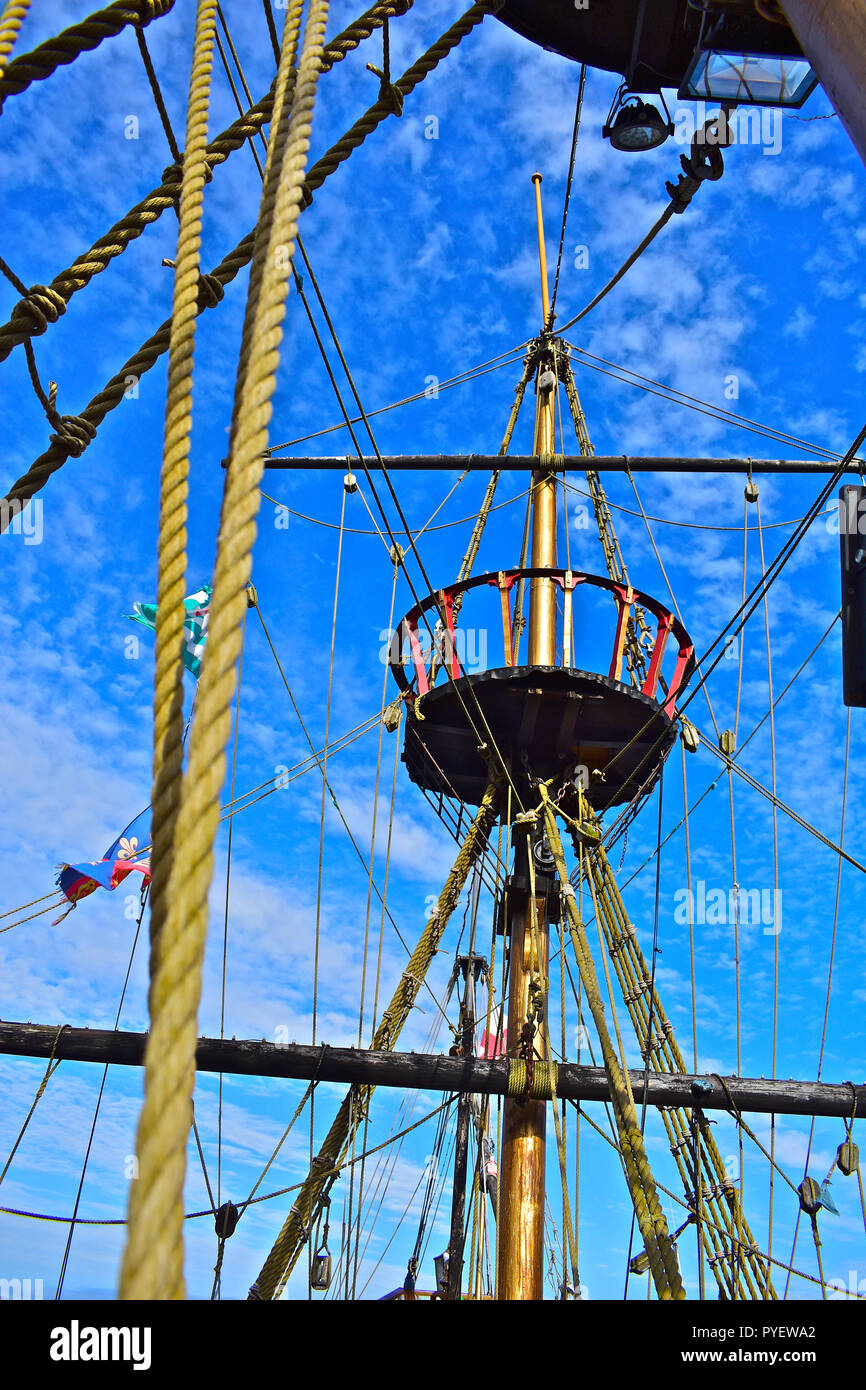 The Golden Hind is a full size replica of Sir Francis Drake's iconic ...