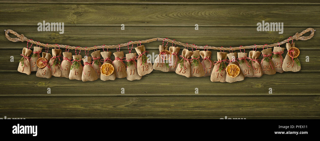 Advent calendar handmade hi-res stock photography and images - Alamy
