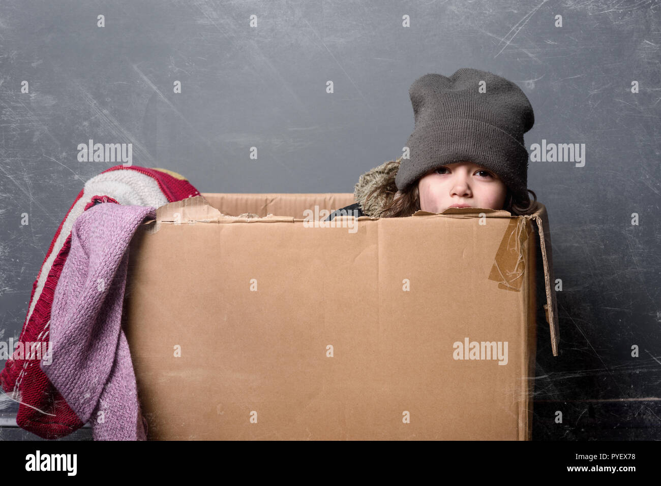 Girl with dirty face Stock Photo - Alamy