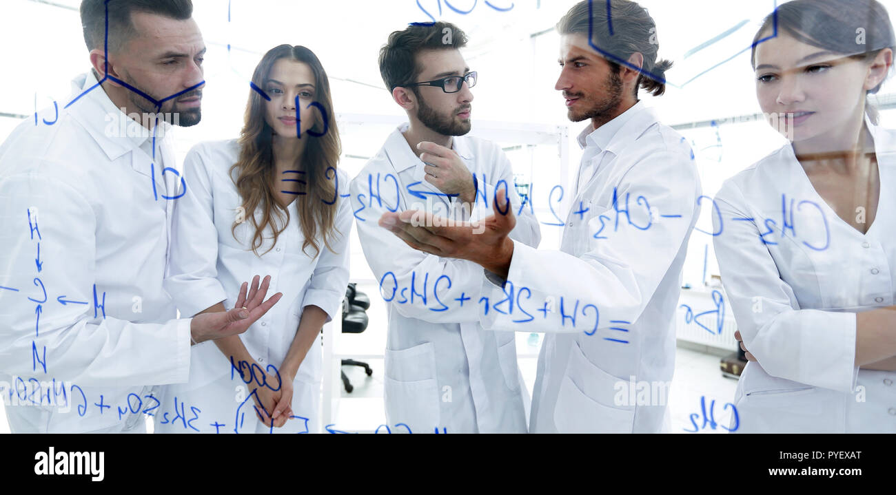group of laboratory employees Stock Photo - Alamy