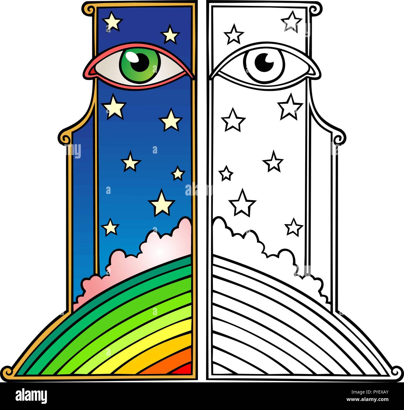 Occult Border High Resolution Stock Photography and Images - Alamy