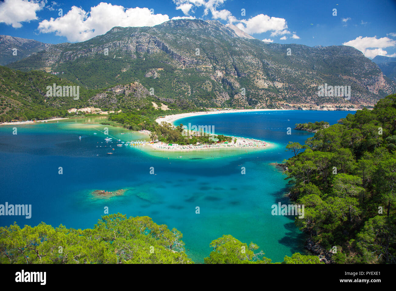 Panorama lagoon in oludeniz hi-res stock photography and images - Alamy