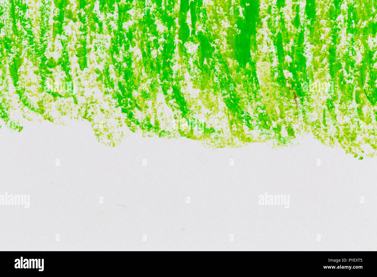 Green color crayon hand drawing texture for background Stock Photo - Alamy