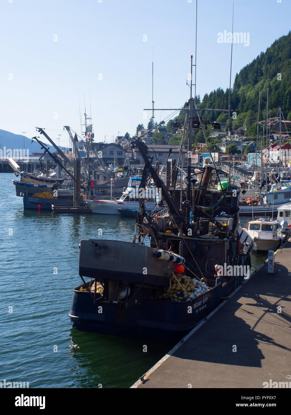 Fishing Boat In Ketchikan Alaska Stock Photo - Alamy