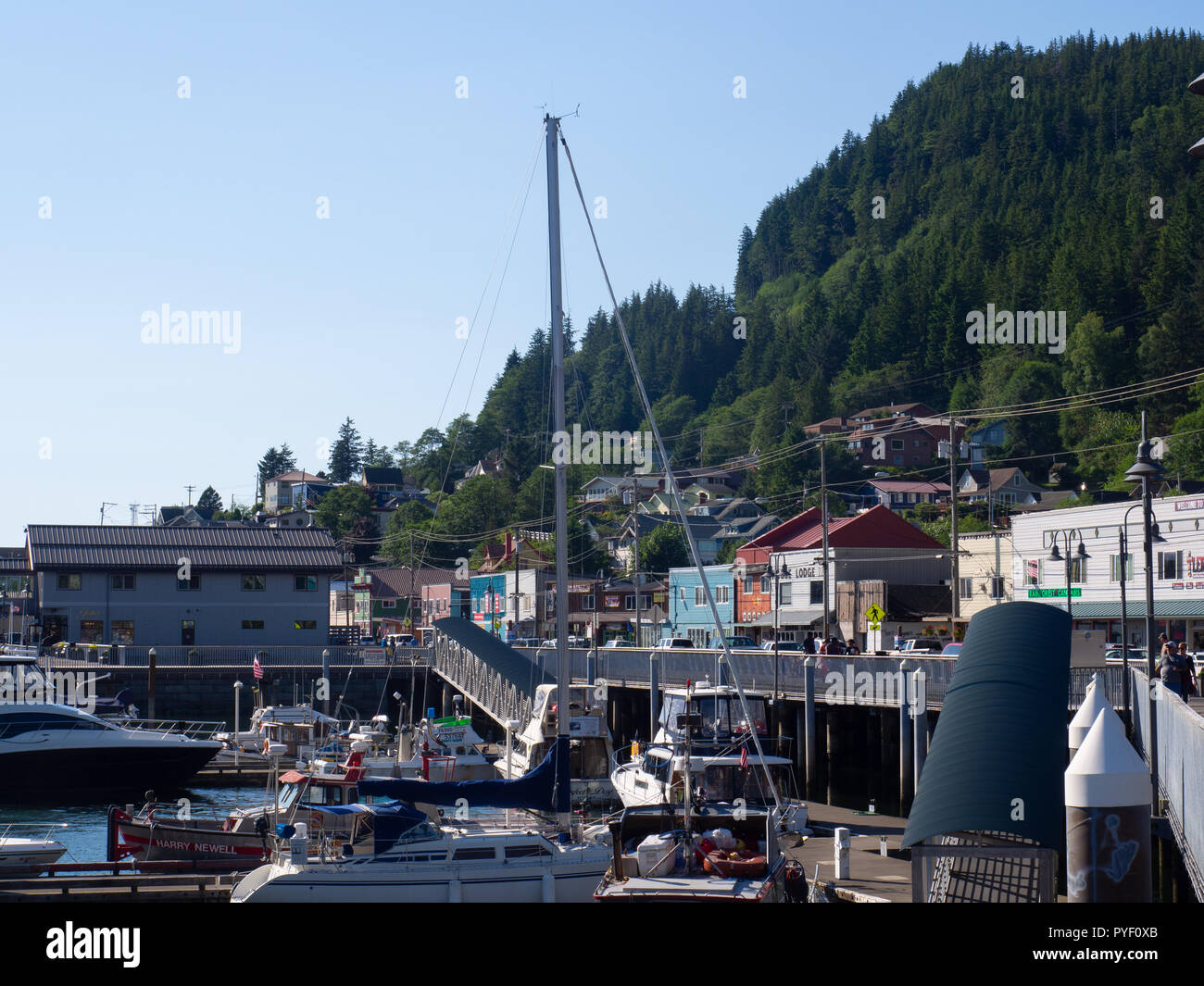 Boats In Ketchikan Stock Photo - Alamy
