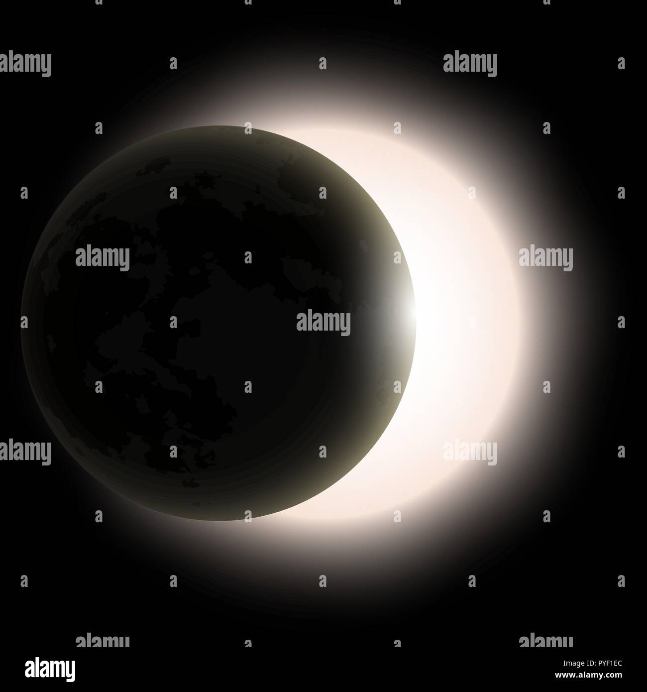 Scenic eclipse Stock Vector Images - Alamy