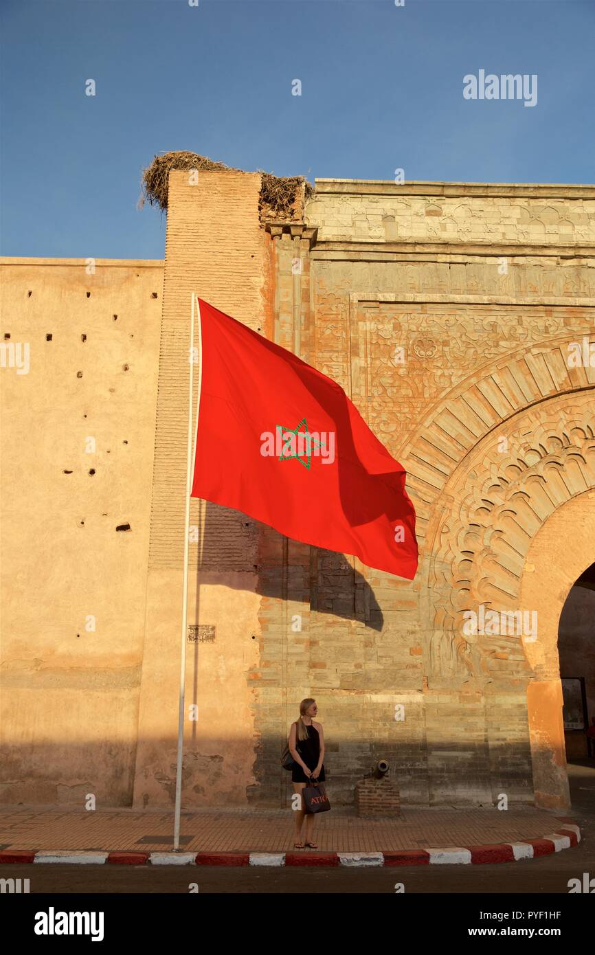 Morocco street scene Stock Photo - Alamy